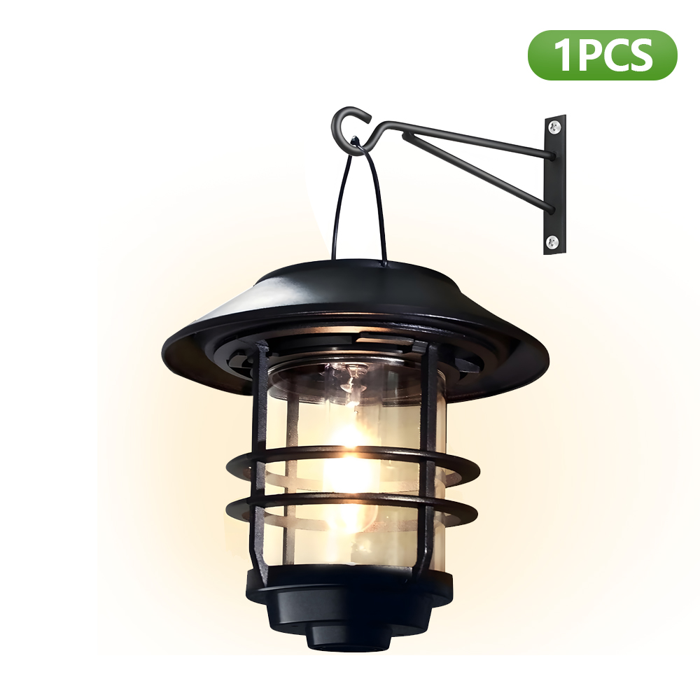 LED Solar Wand Lampe Outdoor Flackernde Flammen So... – Vicedeal