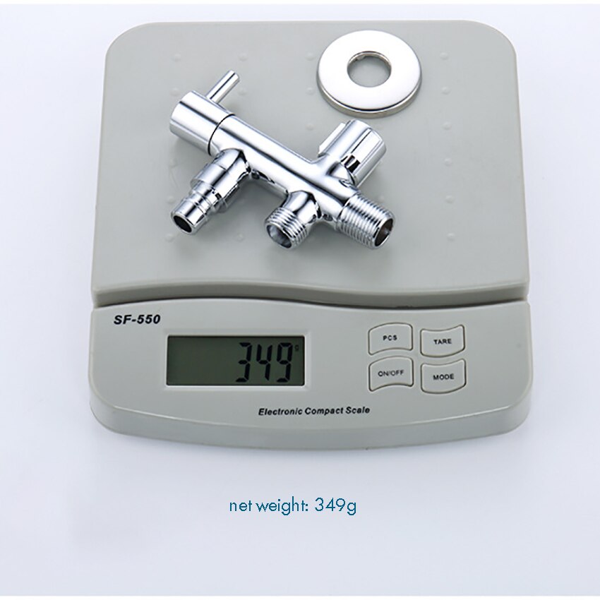 3-Way Angle Stop Valve Shut Off Quarter Turn Water... – Grandado