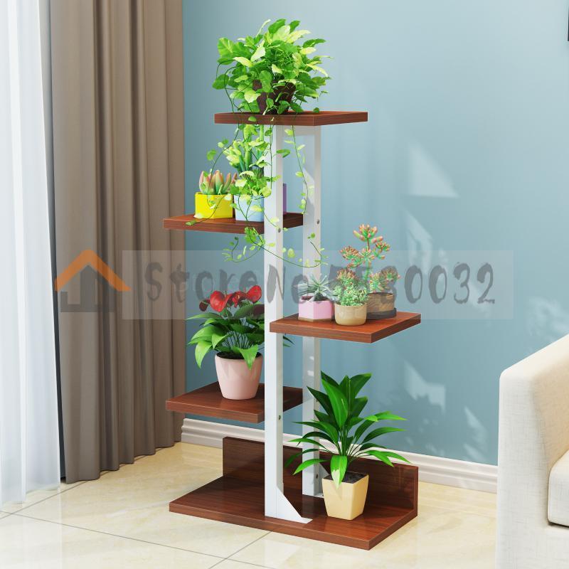 Balcony flower rack wrought iron multi-layer inter... – Grandado