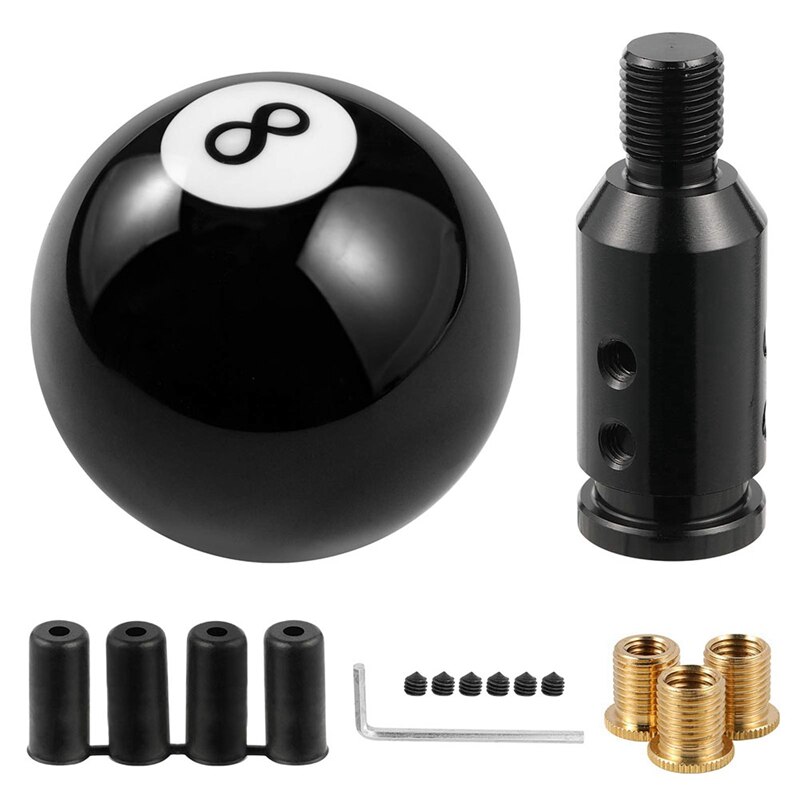 Ball Shift Knob, Billiard Black Round Shifter Knob... – Grandado