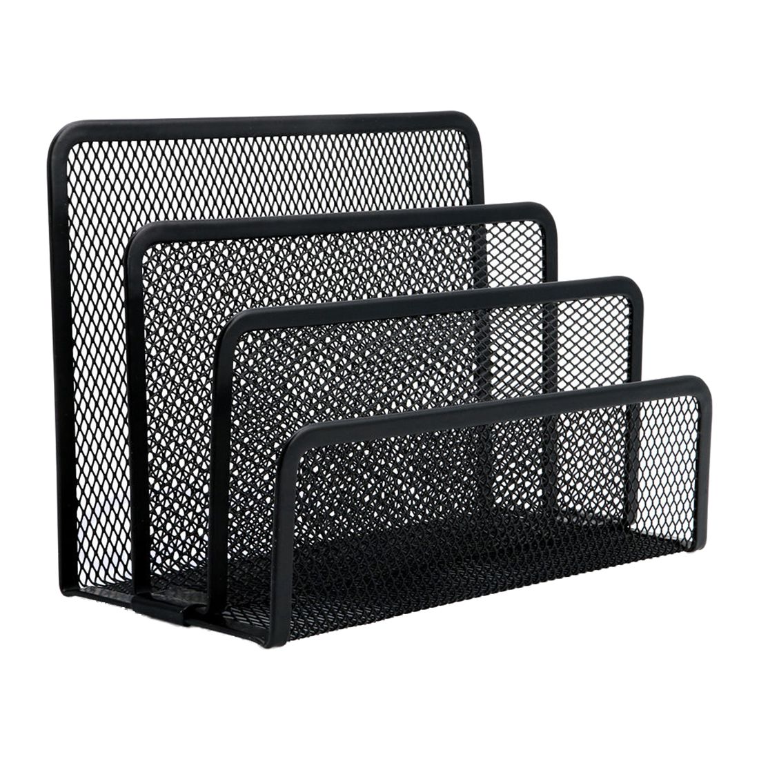Black Mesh Letter Sorter Mail Document Desk Tray O... – Grandado