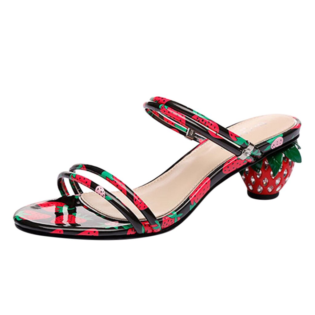 Summer Women's Ladies Strawberry Printed Beach Par... – Grandado
