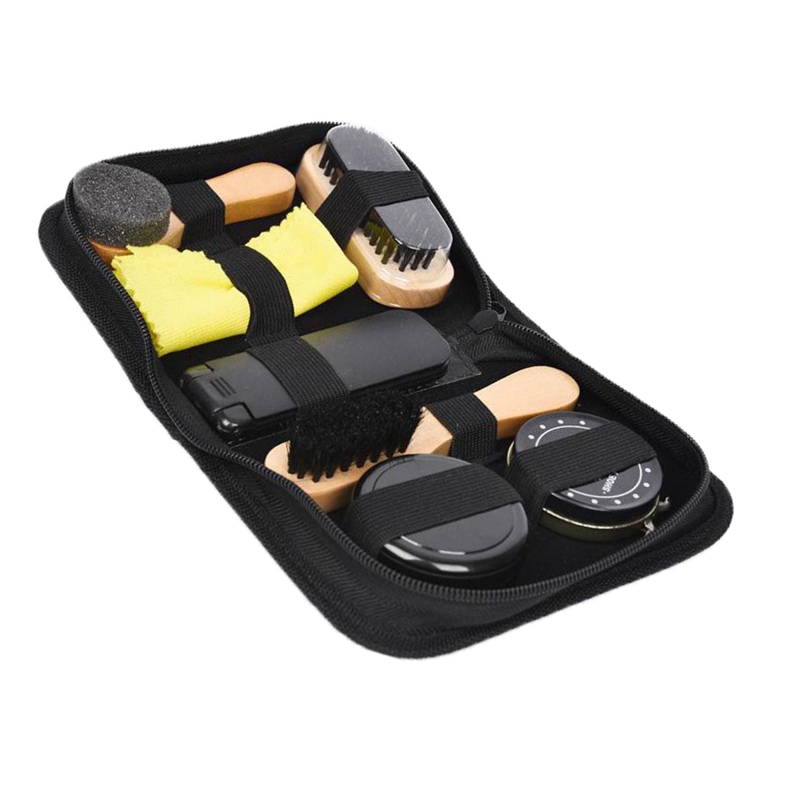 7 Pieces/Set Shoe Shine Care Kit Polish Horsehair ... – Grandado