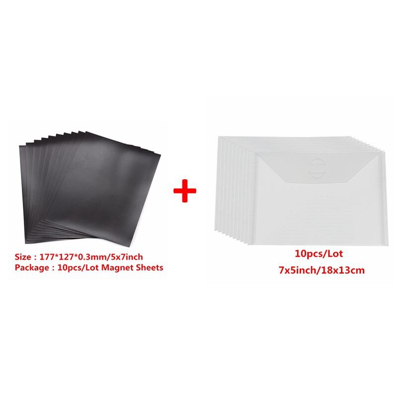 10pcs/set 177*127*03mm Rubber Soft Magnet Sheet Cu... – Grandado