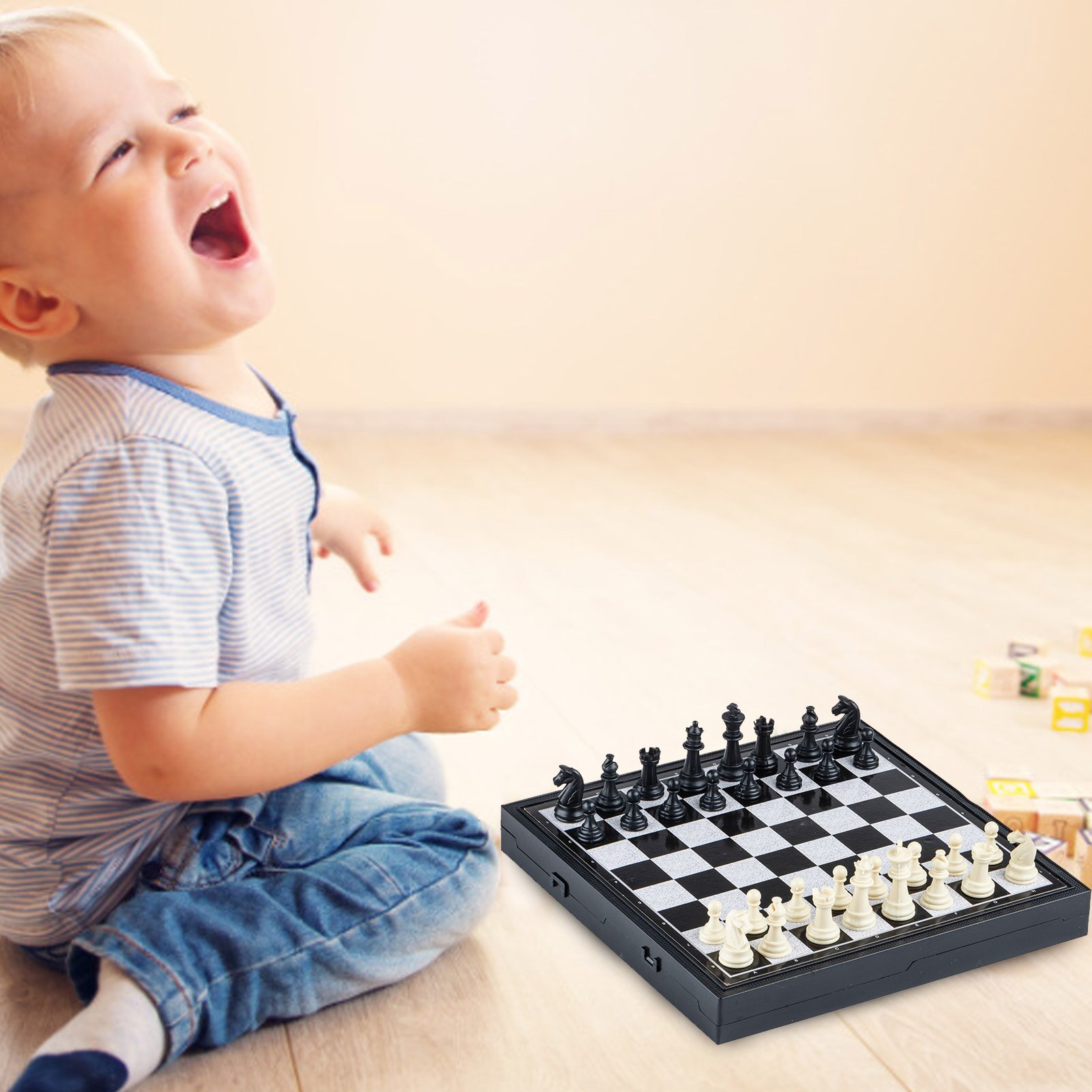 Puzzle Chess Set Educational Children Board Game T... – Grandado
