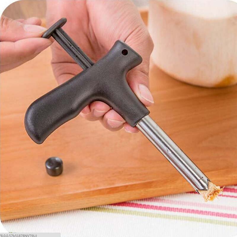 1Pcs Black Coconut Opener Tool Coco Water Punch Ta... – Grandado