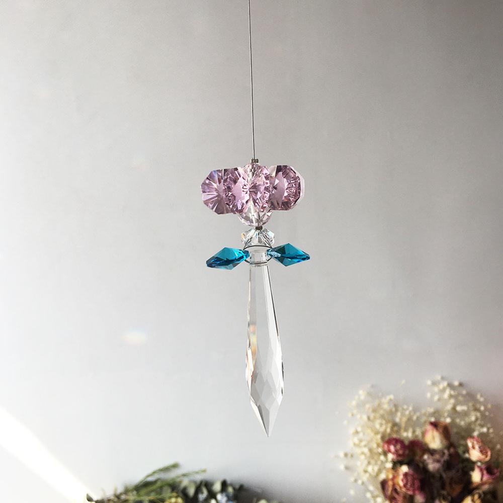 K9 63mm Crystal Prism,Angel Suncatcher ,Rainbow Ma... – Grandado