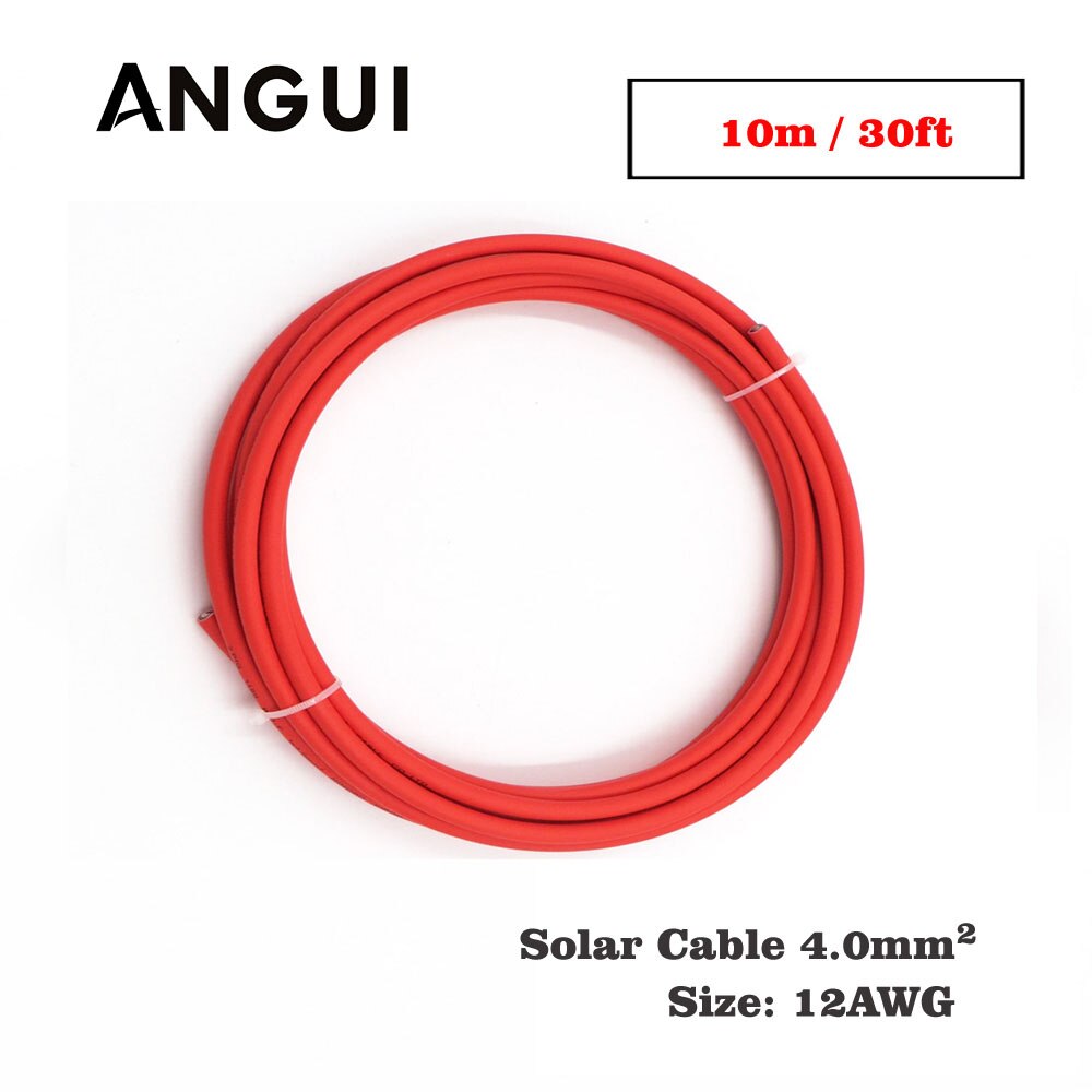 10m/30ft 12AWG 4mm2 Red Color Positive wire PVC In... – Vicedeal