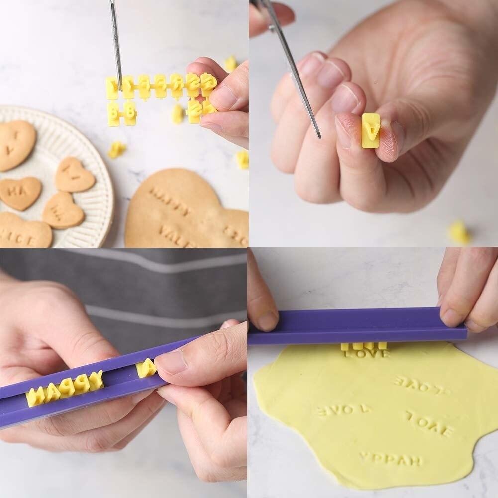 Alphabet Letter Number Cake Mold Cookies Biscuit S... – Vicedeal