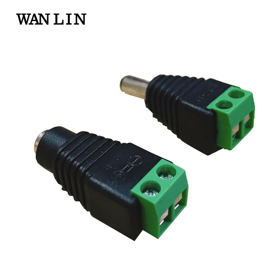 WANLIN DC Male Female Power Plug Led Connector Sol... – Grandado