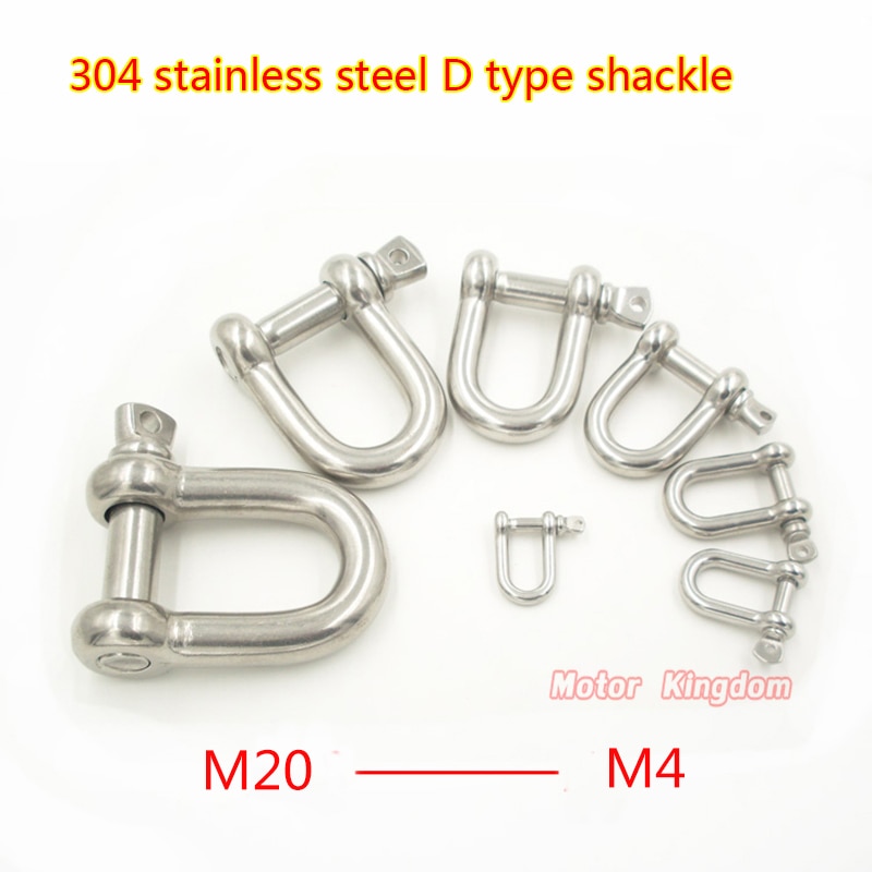 M4-M20 Max load 2000kg D type shackle U type steel... – Vicedeal