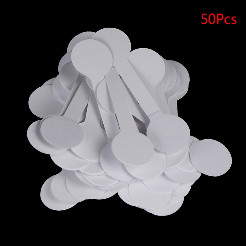 50/100 Pieces White Blank Price Tag Square Round H... – Vicedeal