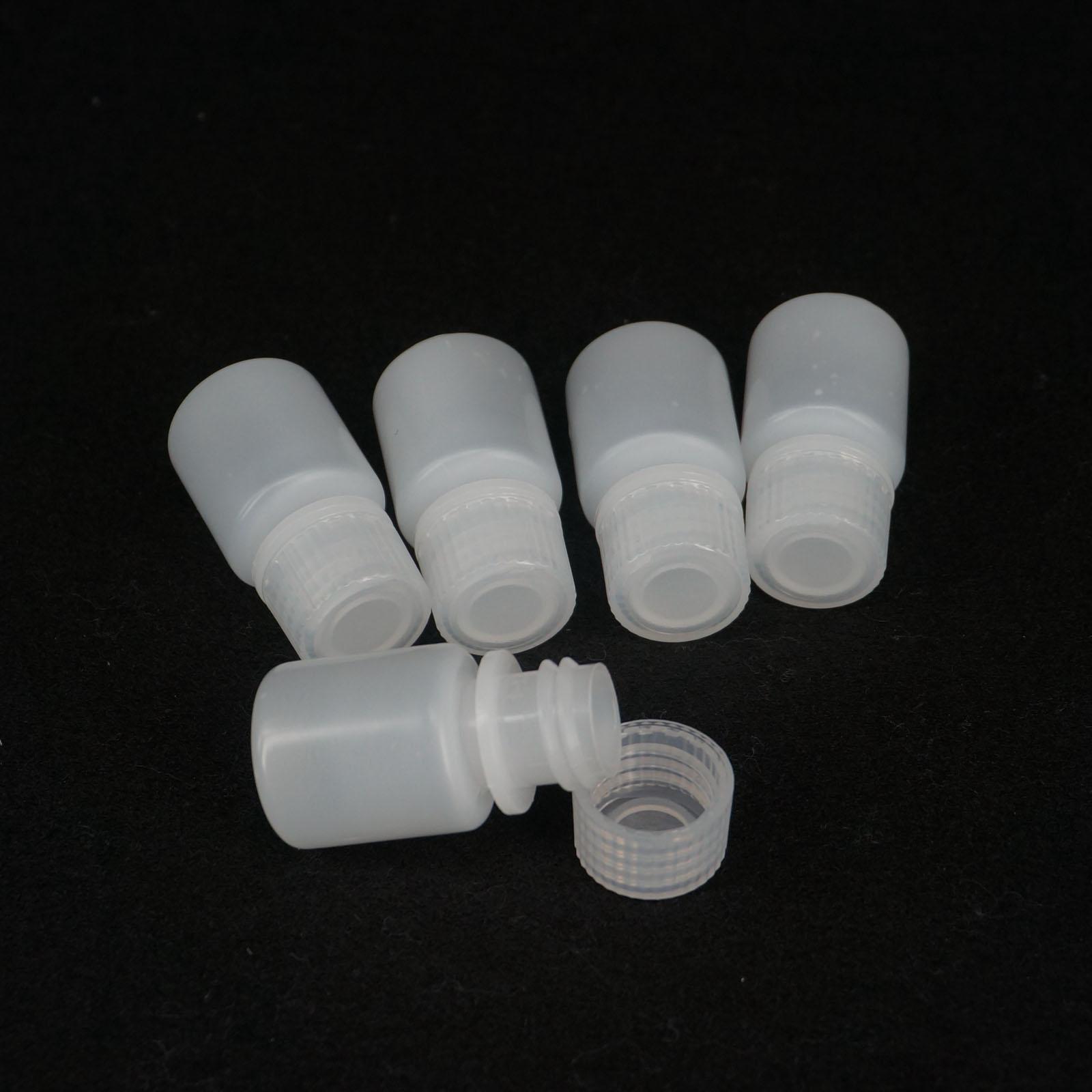Lot5 15ml White PP Plastic Cylindrical Chemical Co... – Vicedeal