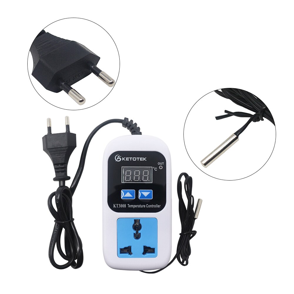 Termostat digital temperaturregulator kt3008 kt30... – Grandado