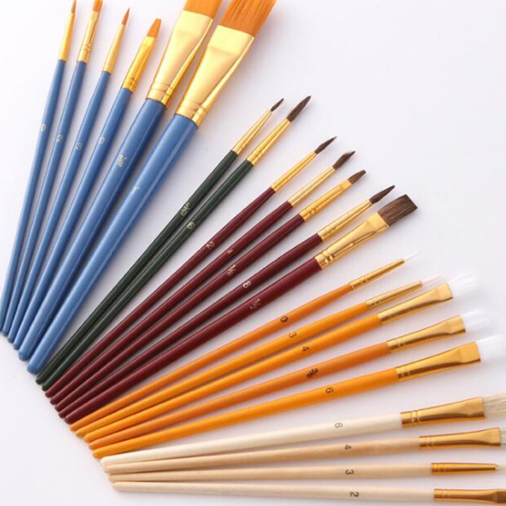 25 Stuks Penselen Set Multifunctionele Borstels Aq... – Vicedeal