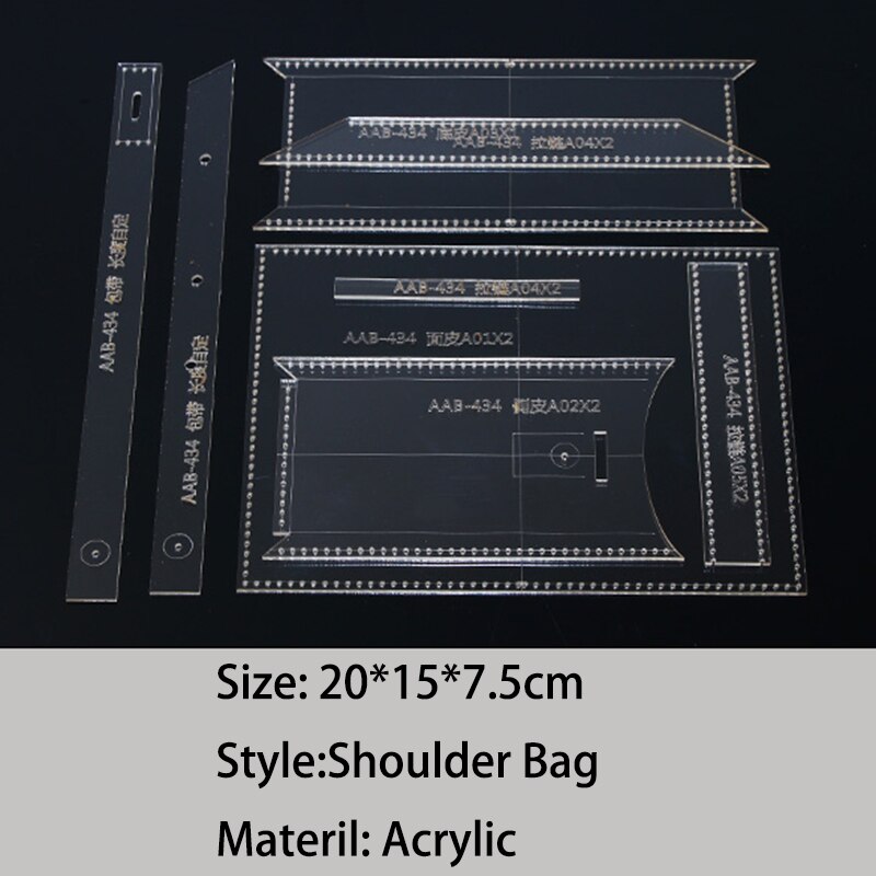 1set 20*15*7.5CM Acrylic sewing pattern template D... – Vicedeal