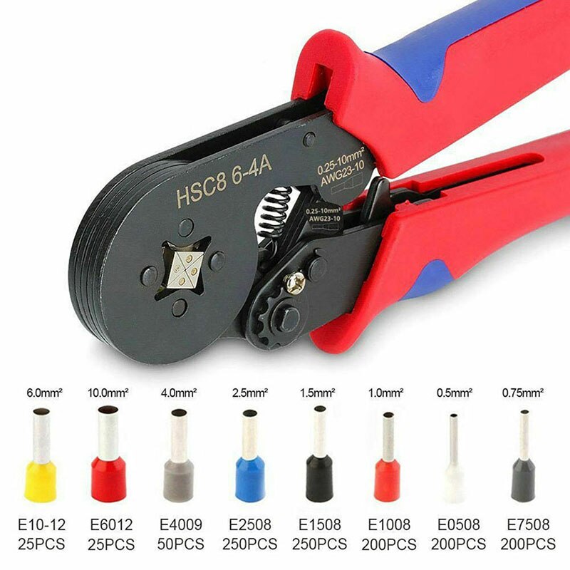 Cold Pressing Pliers Hsc8 Four Jaw Ratchet Cable C... – Grandado