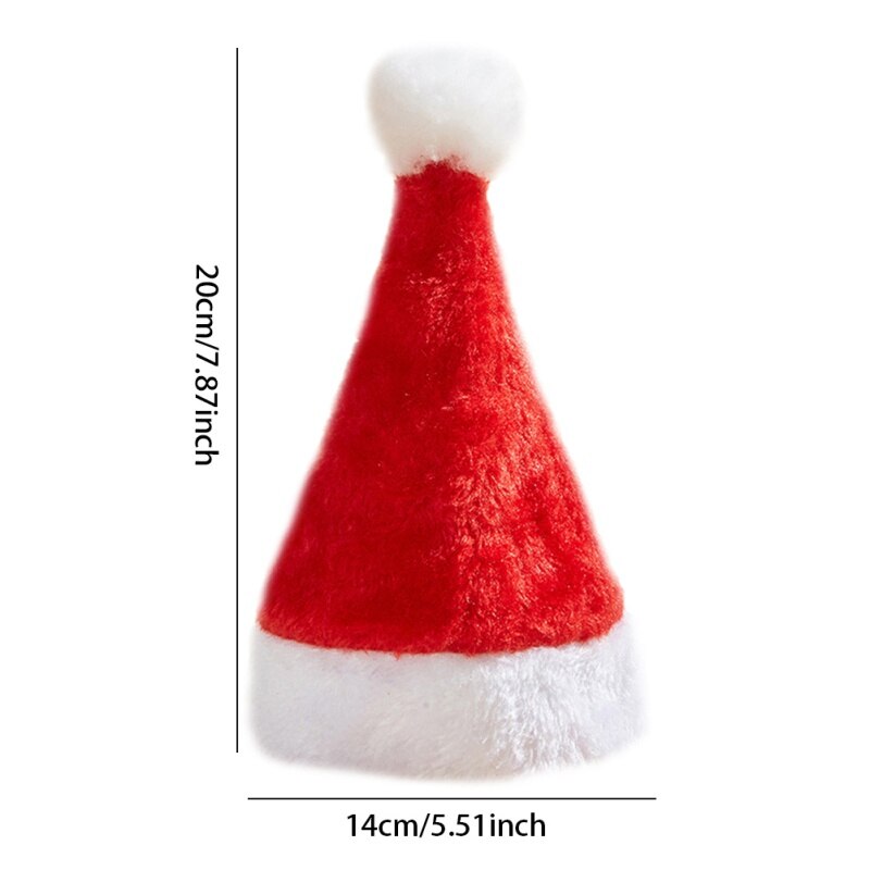 Adjustable 3D Christmas Pet Santa Hat For Dogs Cat... – Grandado