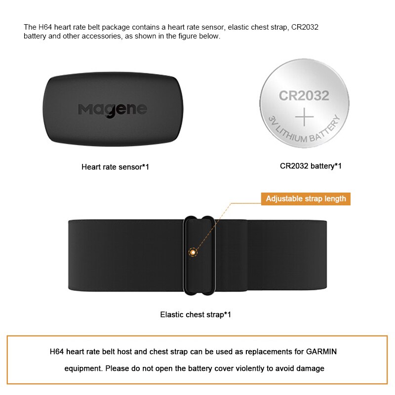 Magene Mover H64 Heart Rate Monitor Bluetooth4.0 A... – Grandado