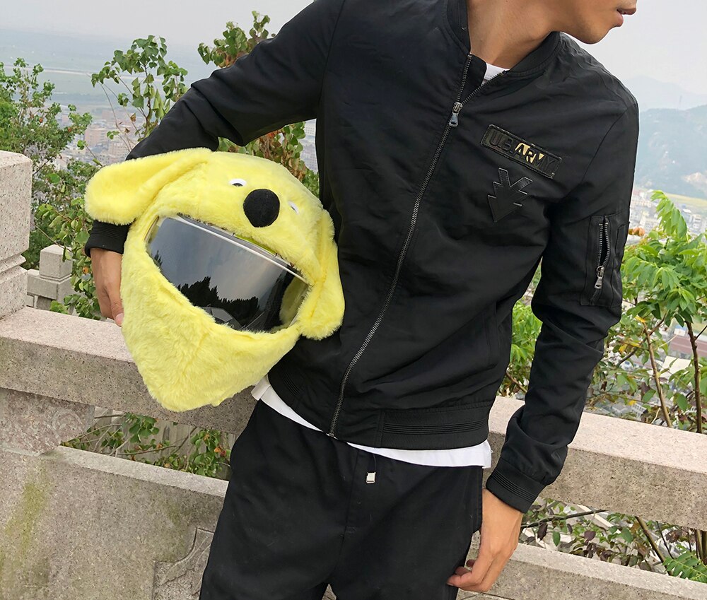 Helm Cover Pluche Hoofddeksels Pop Helm Hoofddekse... – Vicedeal