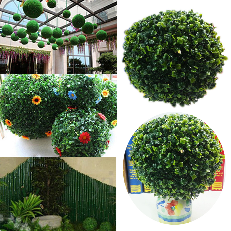 12/15/20/25cm Artificial Topiary Plastic Grass Bon... – Vicedeal