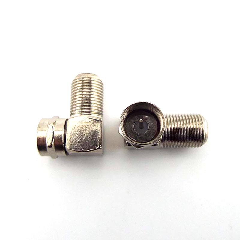 2/4/10pcs 90 Degree F-Type Male to Female Plug Con... – Grandado