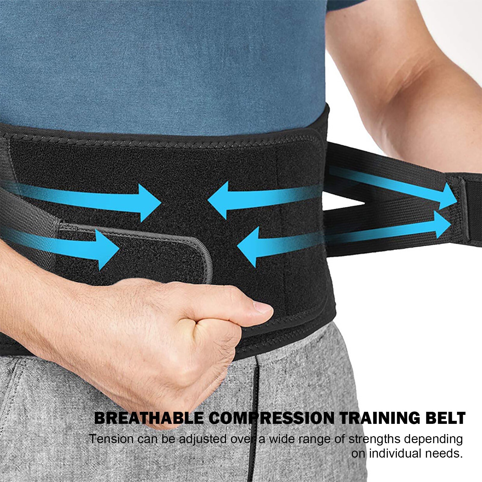 Lumbar Support Belt Elastic Waist Wrap Back Suppor... – Grandado