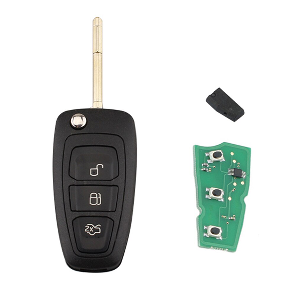 434mhz Car Vehicle 3 Buttons Remote Key Fob With I Grandado