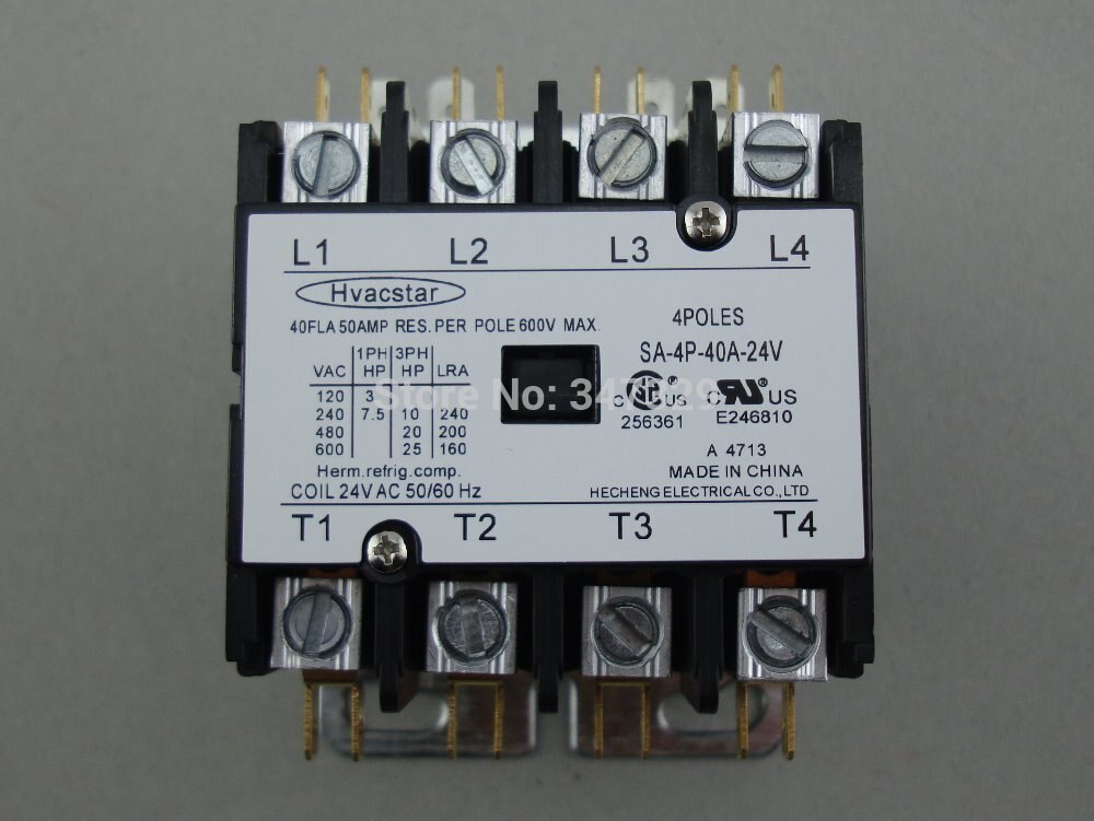 Hvacstar SA-4P-40A-24V Contactor de propósito defi... – Grandado