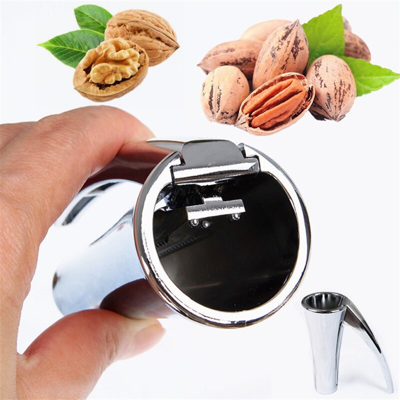 Nut Cracker with Container Metal Pecan Cracker Nut... – Grandado