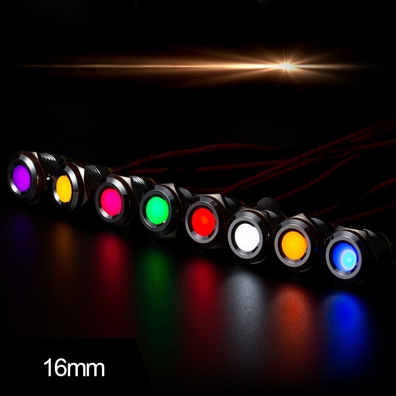 1PCS 16MM LED Metal Indicator light 16mm waterproo... – Grandado