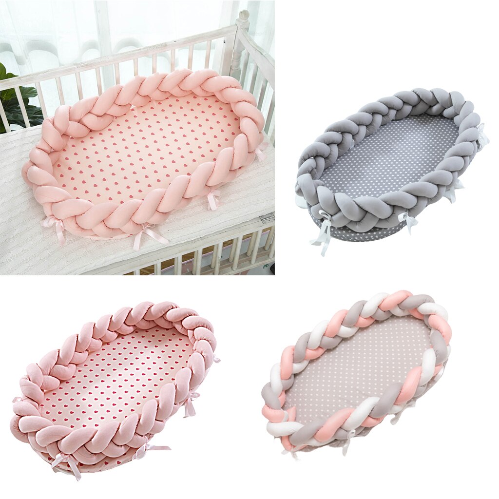 90cm Baby Newborn Bassinet Cozy Crib for 0-8 month... – Grandado