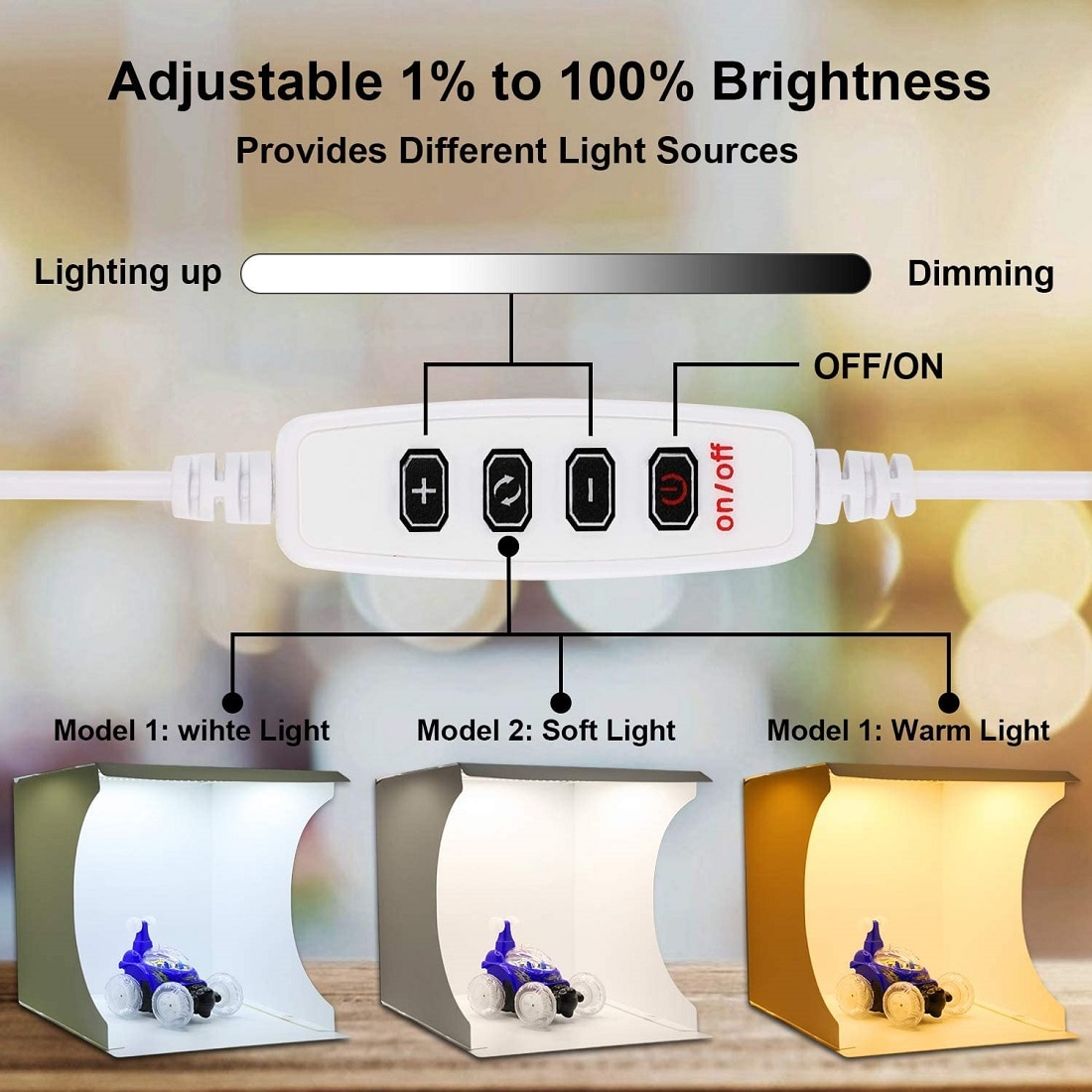 Mini Photo Studio Light Box Adjustable Portable Ph... – Grandado