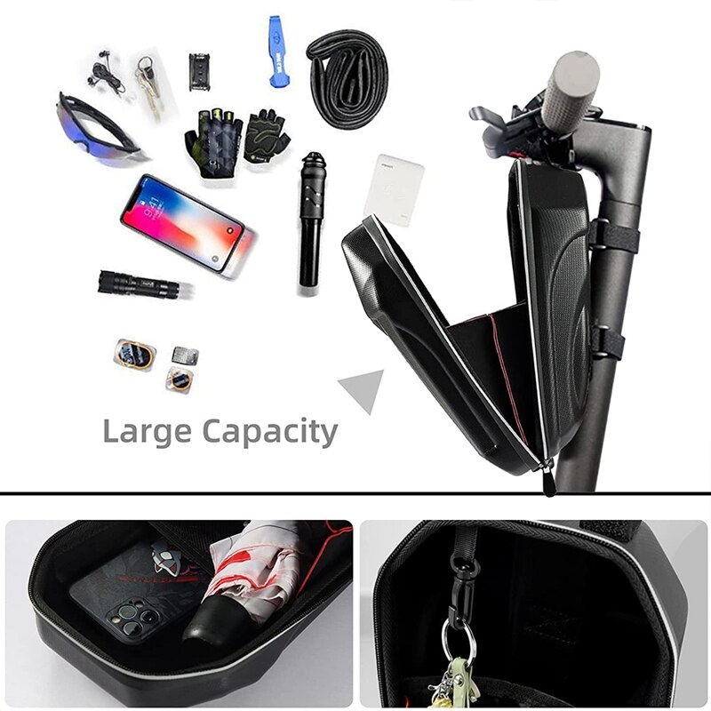 Scooter Storage Bag, 5L Large Capacity Hard Shell ... – Vicedeal