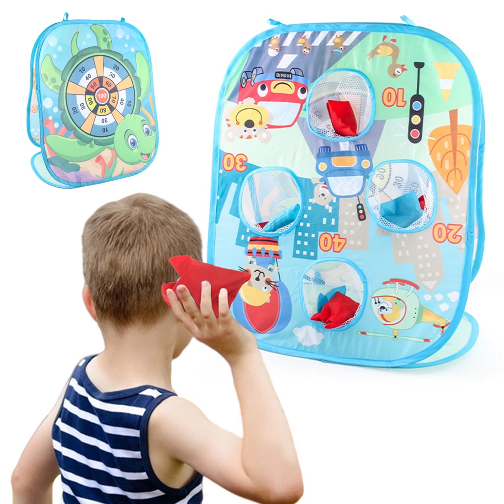 Portable Sand Bag Toss Game Corn Holes Cornhole Bo... – Grandado