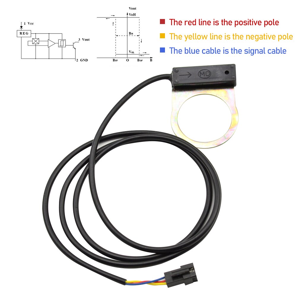 Speed Sensor Electric Bicycle Pedal PAS 5/8/12 Mag... – Grandado