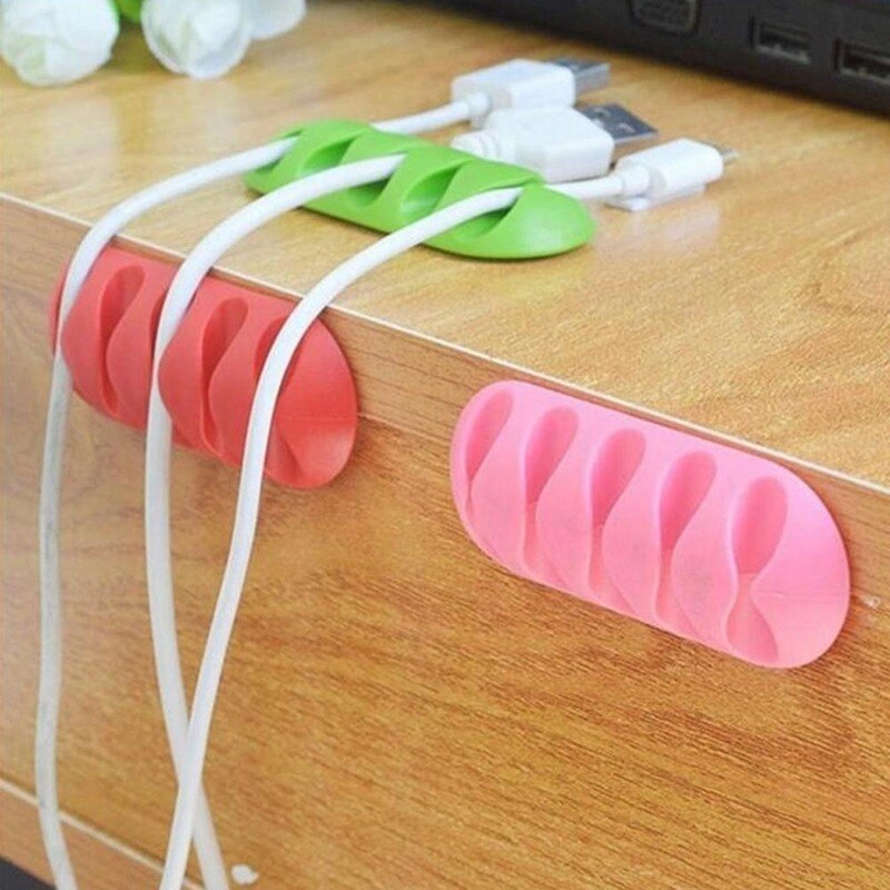 Multipurpose Wire Cord Cable Tidy Holder Clips Org... – Vicedeal