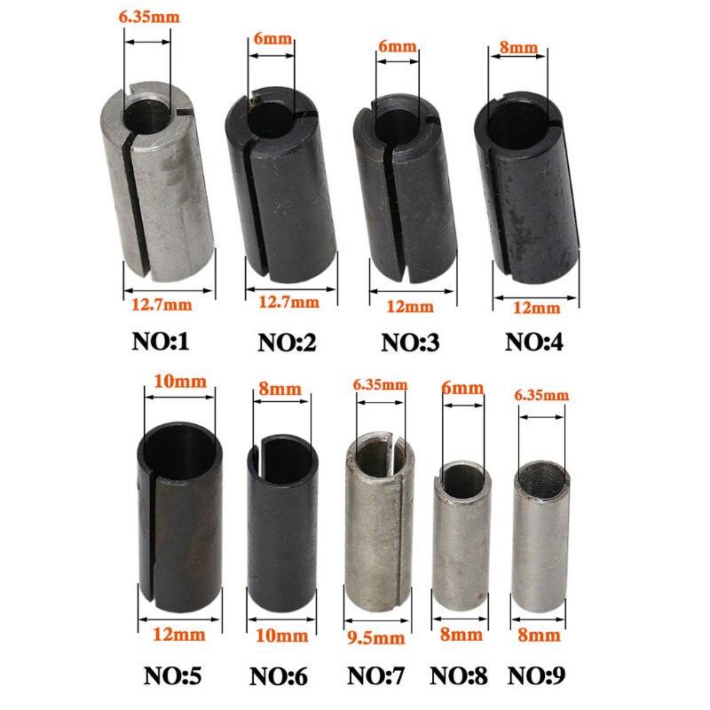 1Pc High Precision Adapter Collet Shank CNC Router... – Grandado