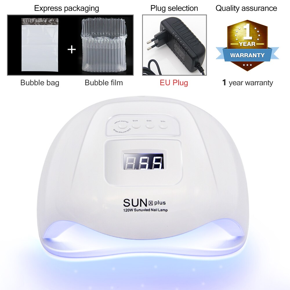 Lke 120W Nagel Droger Uv Led Lamp Voor Nagels Gel ... – Grandado