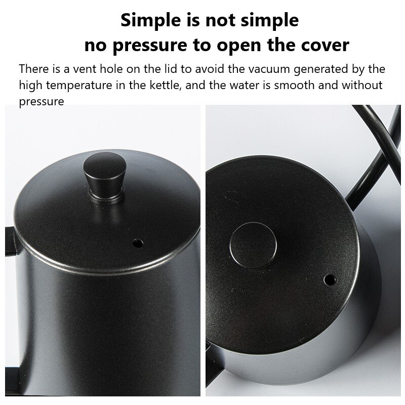 304 Stainless Steel Drip Kettle Coffee Tea Pot Goo... – Grandado