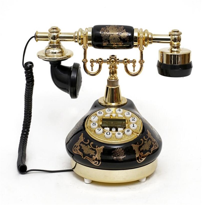 Retro Antique Fixed Telephone Corded Landline Phon... – Grandado