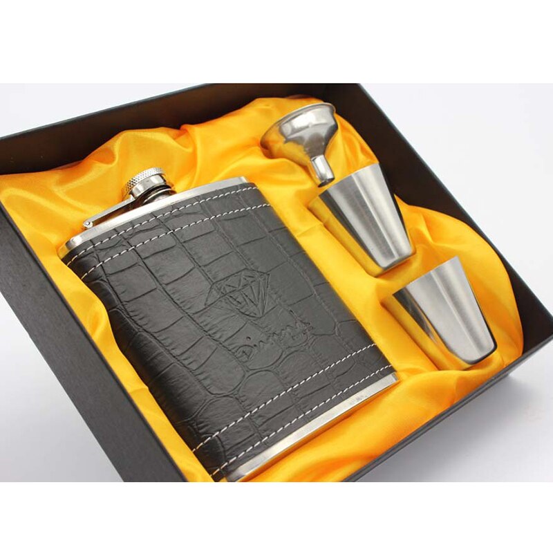 Schnaps flasche set 7 unzen Luxus Männer set mit 1... – Vicedeal