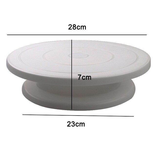 11 Inch Rotating Cake Turntable Plastic Cream Cake... – Grandado