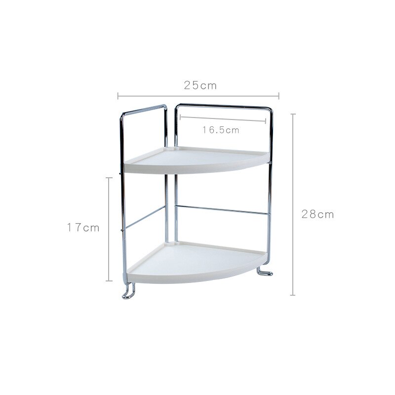 Stainless Steel Bathroom Shelf Cosmetics Shampoo S... – Grandado