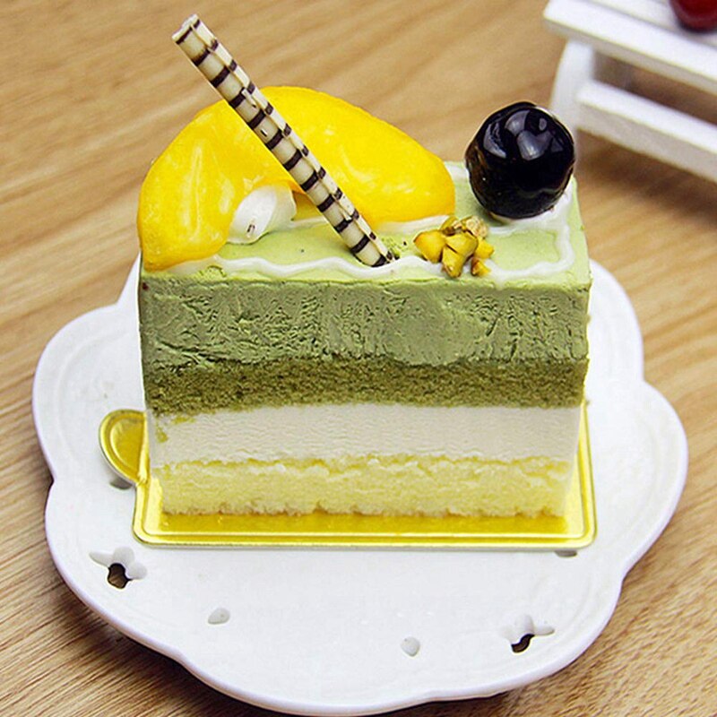 Mini Square Golden Cardboard Cake Base,Single Cake... – Grandado