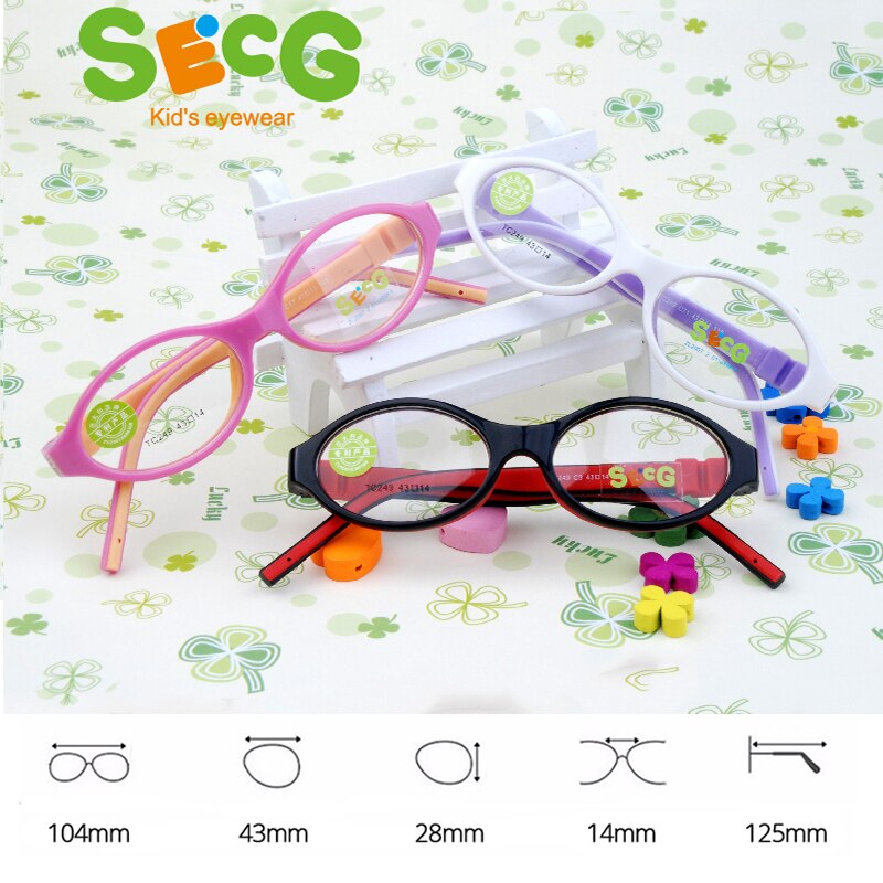 SECG Round Cute Children Optical Glasses Frames Si... – Grandado