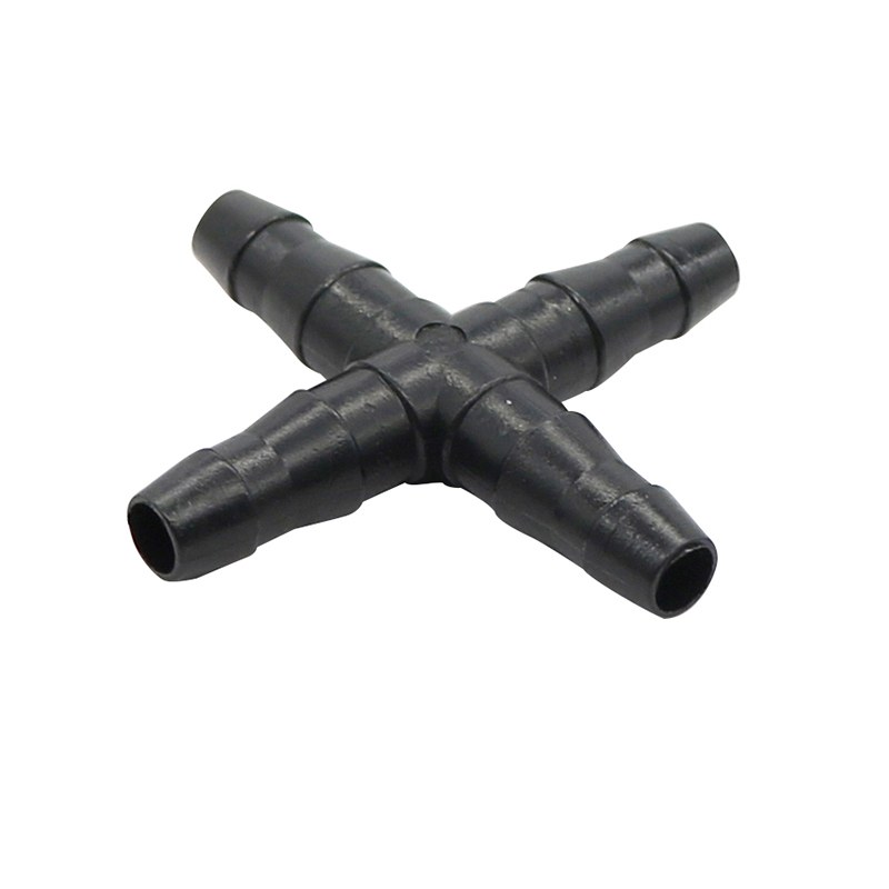 1/4 Inch 4-Weg Connector Zwart Kruis Sluit 4/7mm S... – Grandado
