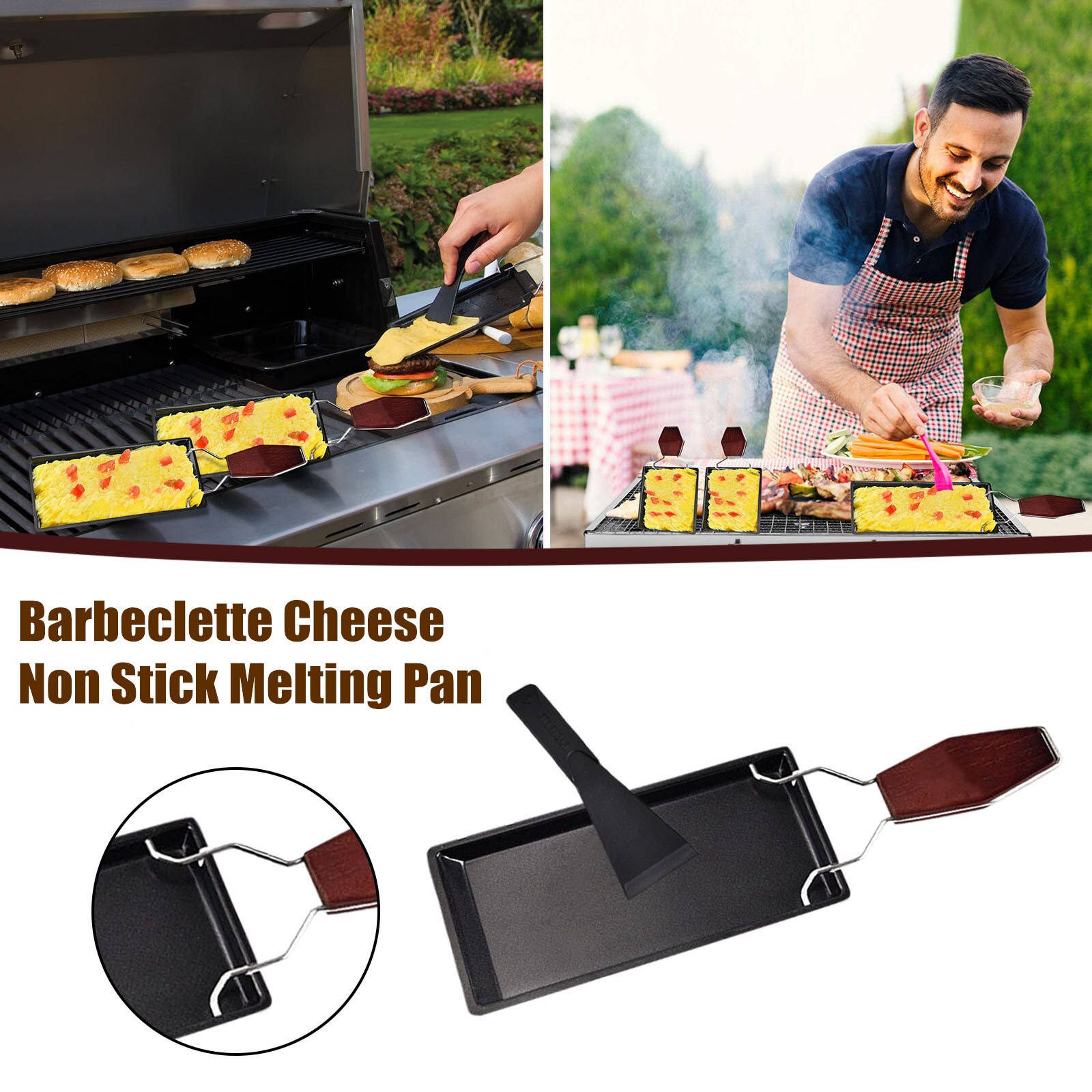 Barbeclette Cheese Non Stick Melting Pan Mini Chee... – Vicedeal