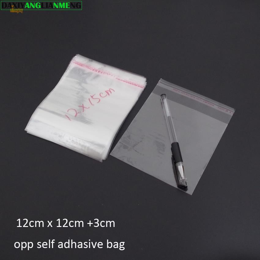 300Pcs Clear Hersluitbare Bopp/Pvc/Cellofaan Zakke... – Vicedeal