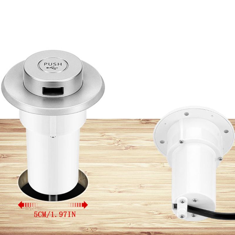 Pop-up In-Desk Slot USB 2.0 3 Ports Hub Splitter A... – Grandado